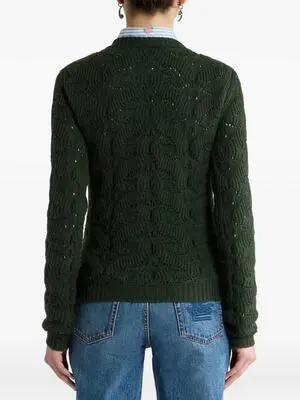 Etro Wool-blend Sweater With Paisley Detailing
