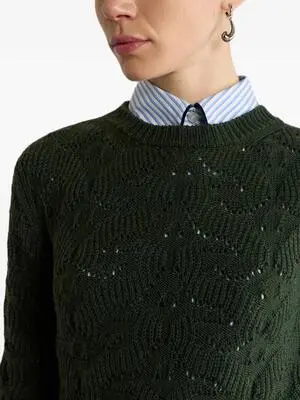 Etro Wool-blend Sweater With Paisley Detailing