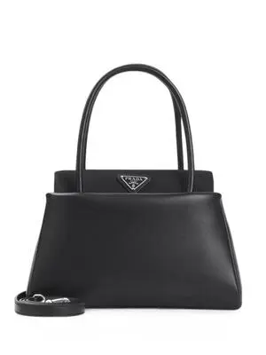 Prada Prada Women Leather Handbag Black