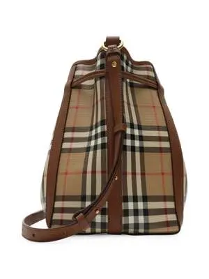 Burberry Cotton Bucket Bag - Brown