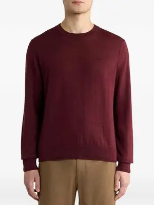 Etro Knitted C-neck Pullover - Red