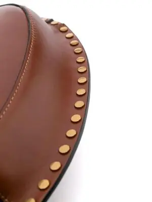 Isabel Marant Étoile Oskan Moon Studded Shoulder Bag