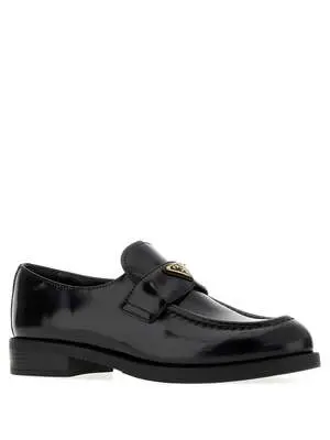 Prada Brushed Leather Loafers