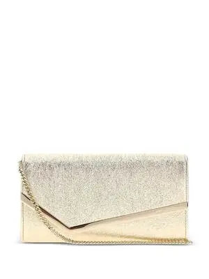 JIMMY CHOO Emmie Platinum Ice Brilliance Fabric Clutch Bag - Silver