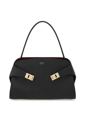 FERRAGAMO Hug Soft Shoulder Bag - Black