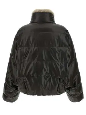Brunello Cucinelli Padded Leather Jacket
