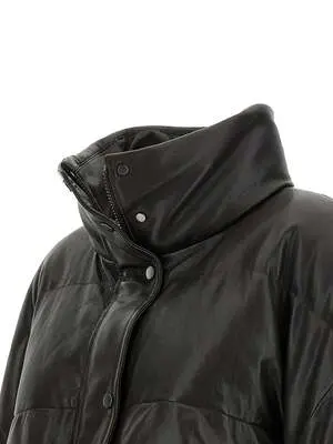 Brunello Cucinelli Padded Leather Jacket