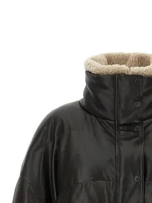 Brunello Cucinelli Padded Leather Jacket