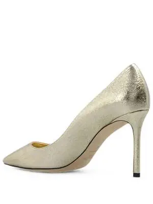 JIMMY CHOO Romy 85 Glitter Fabric Pumps