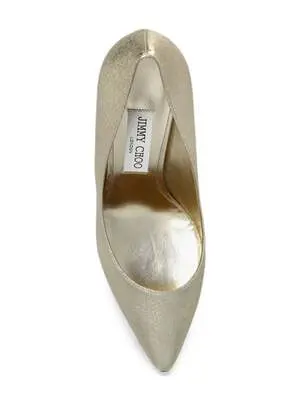 JIMMY CHOO Romy 85 Glitter Fabric Pumps