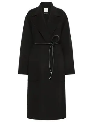 Sportmax Oversized Wool Coat - Black
