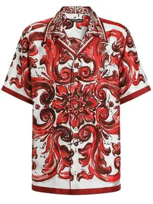 Dolce & Gabbana Camicia Stampa Maiolica - Multicolor