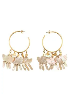 Isabel Marant Étoile Seashell Large Hoops - Silver