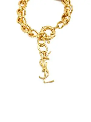 Saint Laurent Metal Rope Chain Bracelet