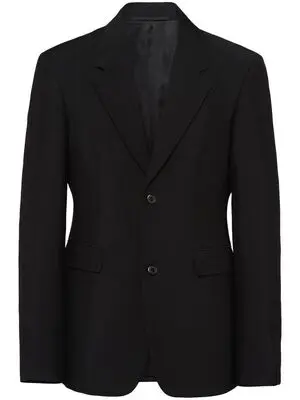 Prada Giacca Tailoring Slim - Black