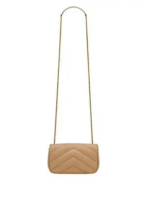 Saint Laurent Loulou Mini Bag - Brown