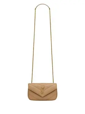Saint Laurent Saint Laurent Loulou Mini Bag Brown