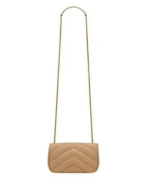 Saint Laurent Loulou Mini Bag - Brown