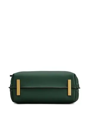 TOD'S Leather Mini Handbag With T-timeless Accessory And Detachable Strap - Green