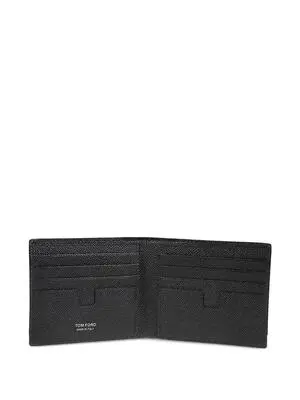 TOM FORD Portafoglio Bifold Piccolo In Pelle Fiore