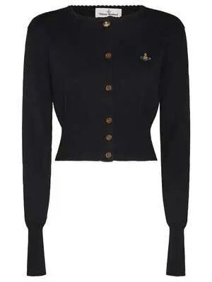 VIVIENNE WESTWOOD Cashmere Blend Cardigan - Black