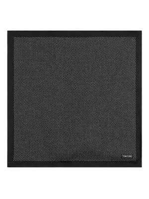 TOM FORD Dot-print Silk Pocket Square - Black