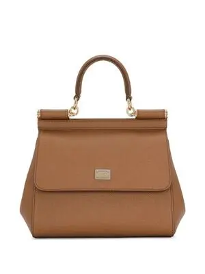 Dolce & Gabbana Sicily Medium Handbag - Brown