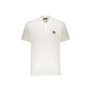 Versace Logo Polo T-shirt - White