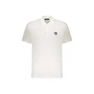 Versace Logo Polo T-shirt - White