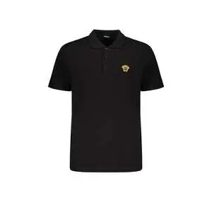 Versace Cotton Polo T-shirt - Black