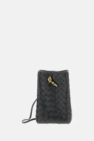 Bottega Veneta Woven Leather Phone Pouch - Multicolor