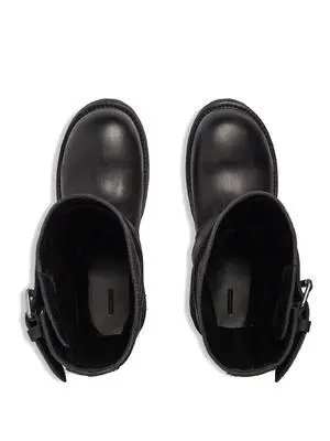 Balenciaga Venom Boots In Worn-out Effect Leather