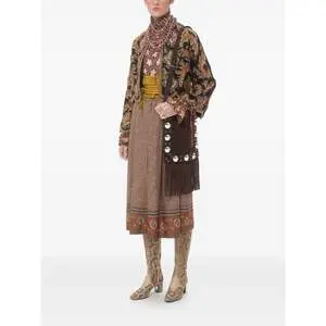 Valentino Garavani Suede Shoulder Bag - Brown