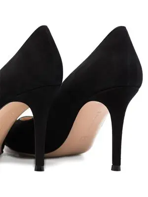 GIANVITO ROSSI 85 Suede Pumps