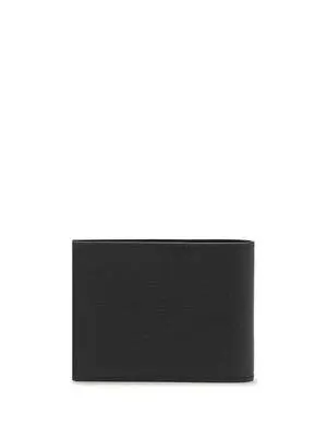 FERRAGAMO Micro Gancio Grained Leather Bi-fold Wallet
