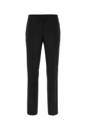 Versace Wool Blend Pant - Black