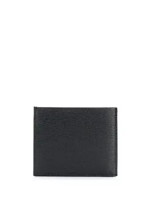 FERRAGAMO Two-tone Bi-fold Leather Wallet