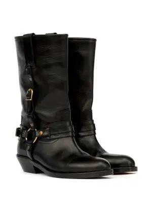 Isabel Marant Étoile Heiko Boots With Straps - Black