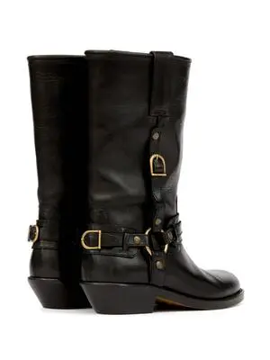 Isabel Marant Étoile Heiko Boots With Straps - Black