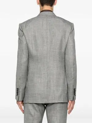 TOM FORD Herringbone-pattern Wool Blend Blazer