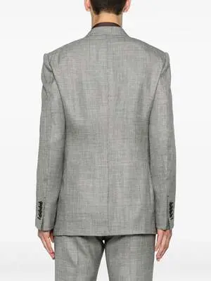 TOM FORD Herringbone-pattern Wool Blend Blazer