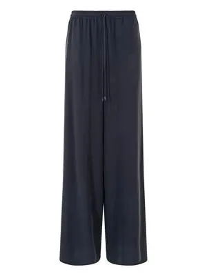 Max Mara Wide-fit Washed Silk Trousers