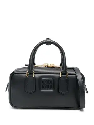Miu Miu Arcadie Leather Bag - Black