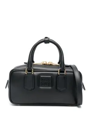 Miu Miu Arcadie Leather Bag - Black