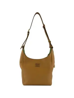 Miu Miu Crossbody Leather Bag - Brown
