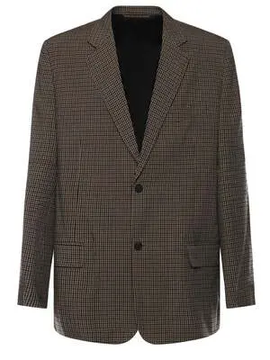 Balenciaga Single Breasted Blazer - Brown