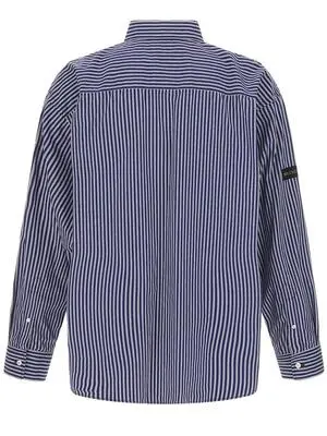 Balenciaga Camicia A Righe - Blue