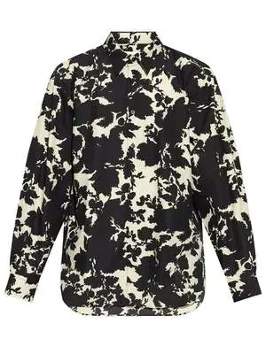 Dries Van Noten Dries Van Noten Men Croom Patterned Cotton Shirt Multicolor