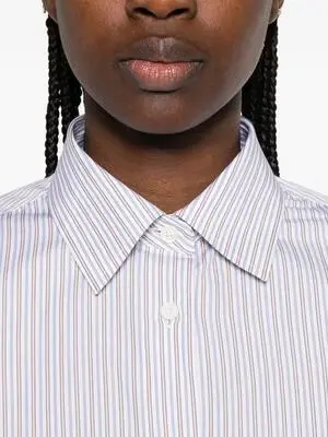 Prada Double-stripe Cotton Poplin Shirt