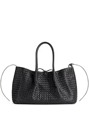 Bottega Veneta Pinacoteca Grande Reversible Tote Bag - Black